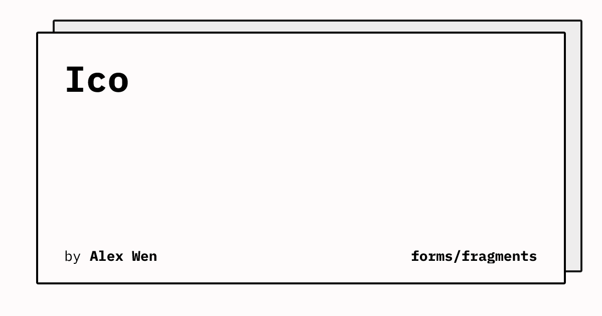 Ico | forms/fragments